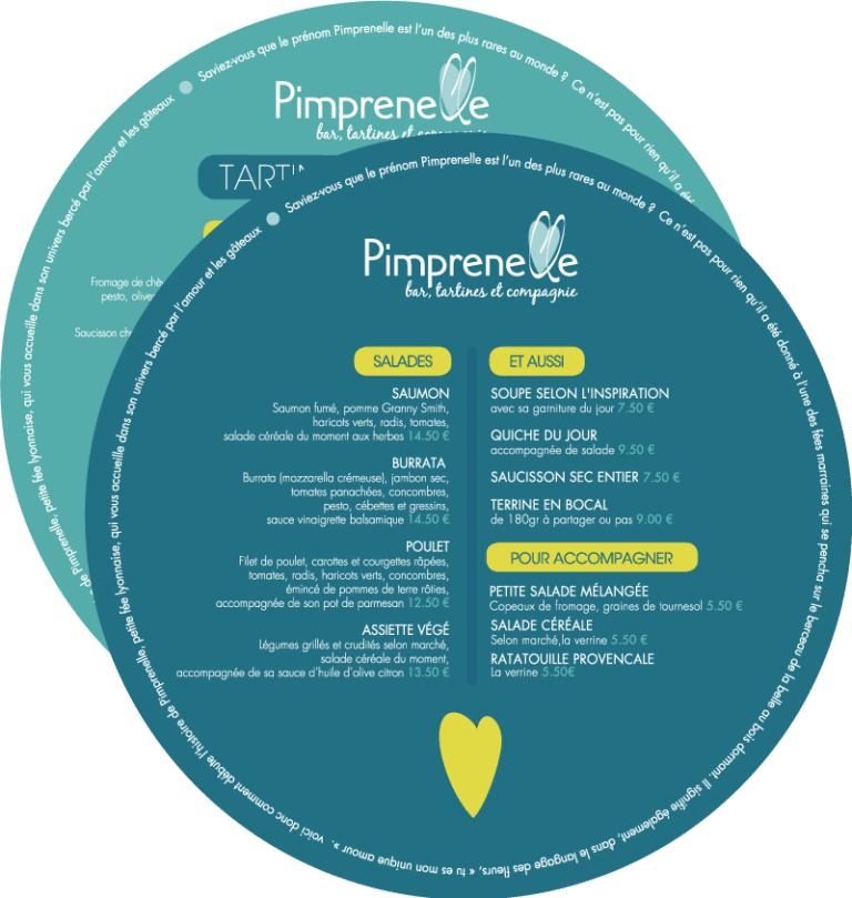 Pimprenelle - Restaurant Brunch Lyon centre | Bar, Tartines et Compagnie